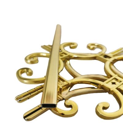 Aluminum Golden Internal Georgian Bar Windows 8*18mm