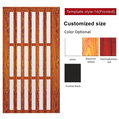 Heat Insulation PVC Folding Sliding Door For Balcony Home Office
