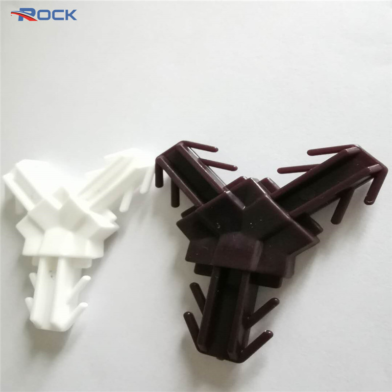 Customized Y Shape Plastic Corner Connector Aluminium Georgian Bar ...